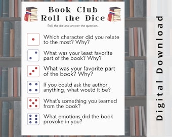 Book Club This or That Game • Book Club Party Game • Book Games • Book ...