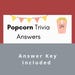 Popcorn Trivia Game • Popcorn Party Game • Popular Food Trivia • Movie ...