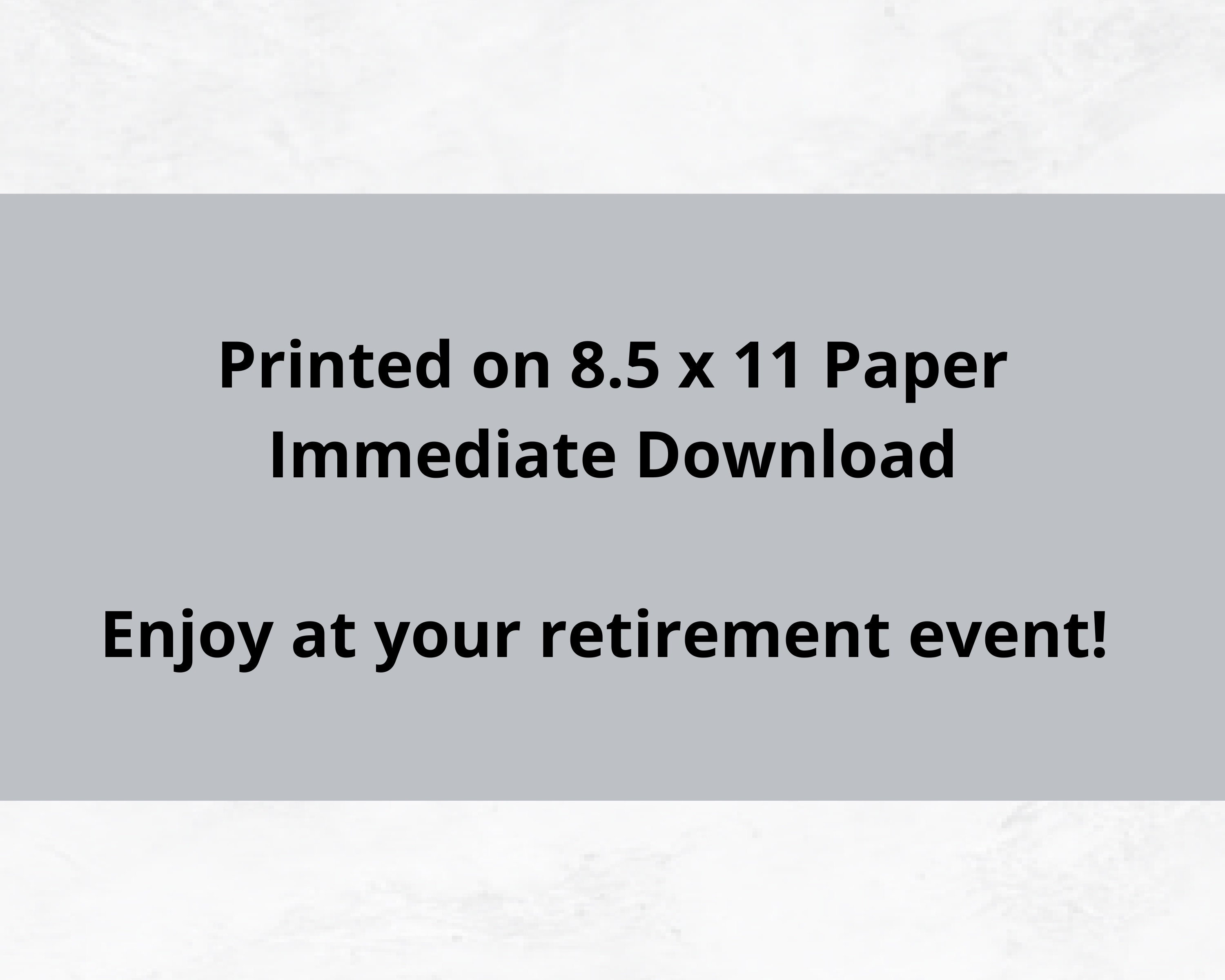 Retirement Party Printable Activities • Retirement Celebration Games ...