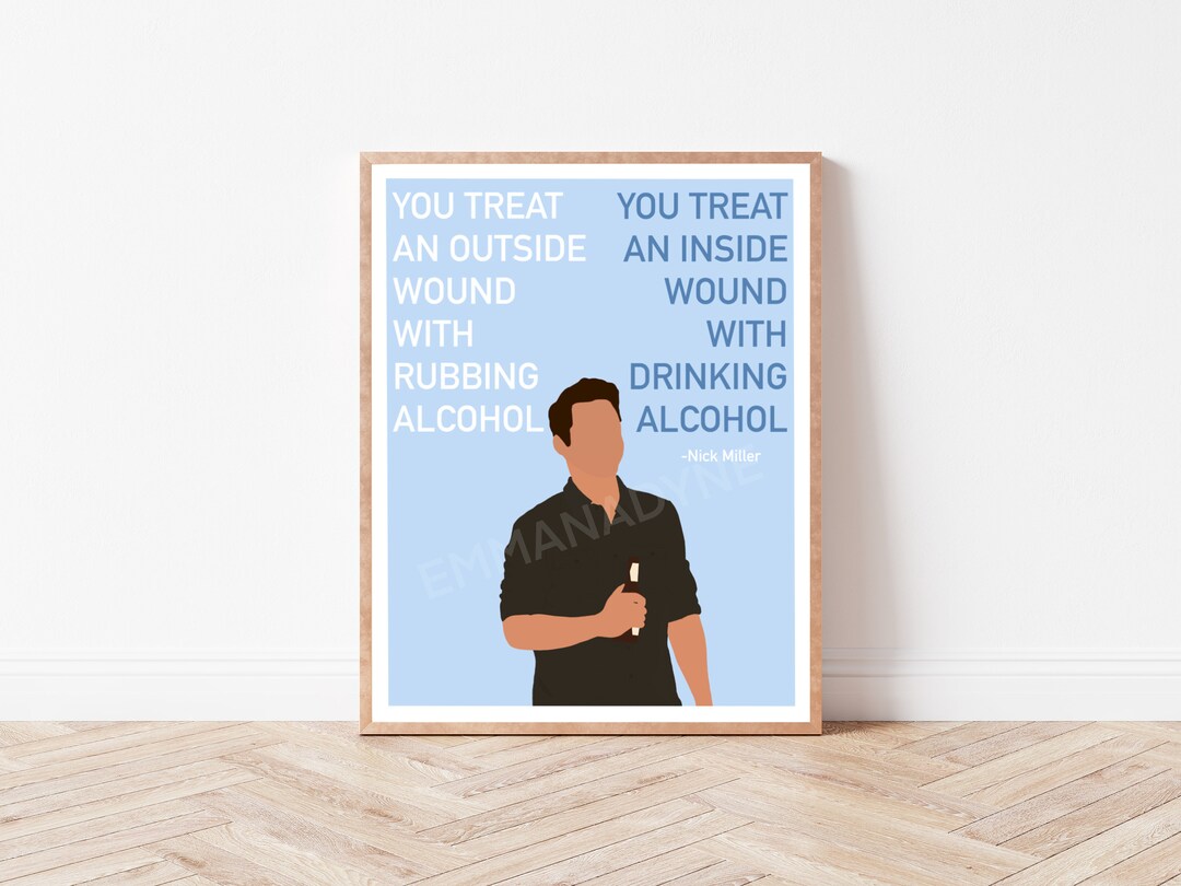 Nick Miller New Girl Print - Etsy