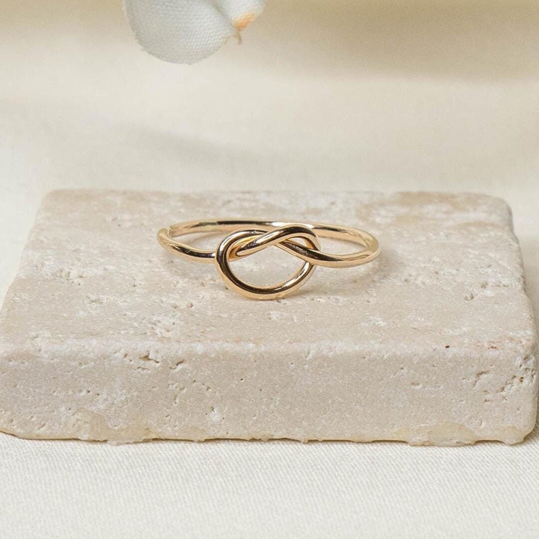 Knot Ring, Love Ring, Eternity Ring, Promise Ring, Gold Filled ...