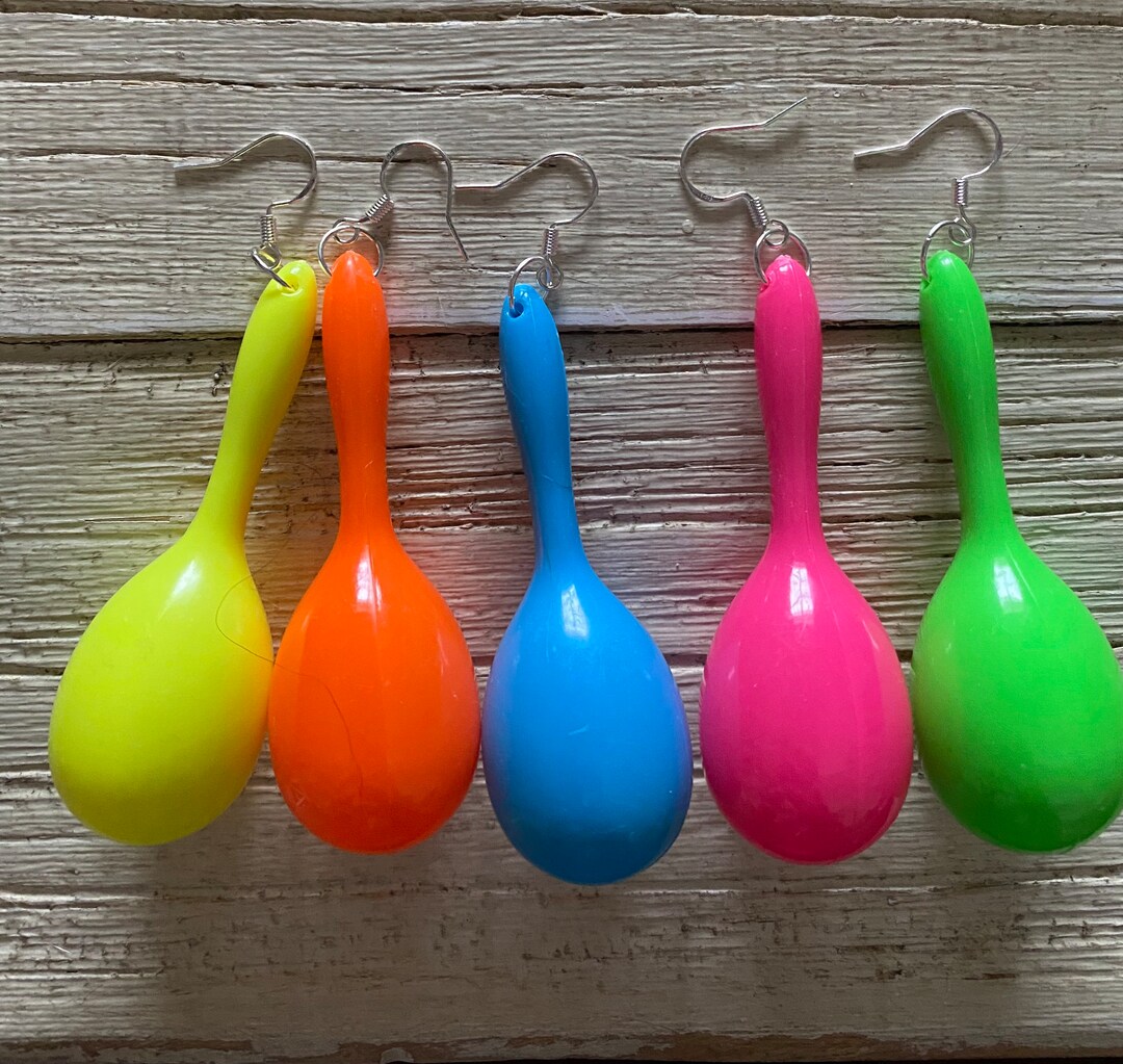 Mini Maracas Earrings - Etsy