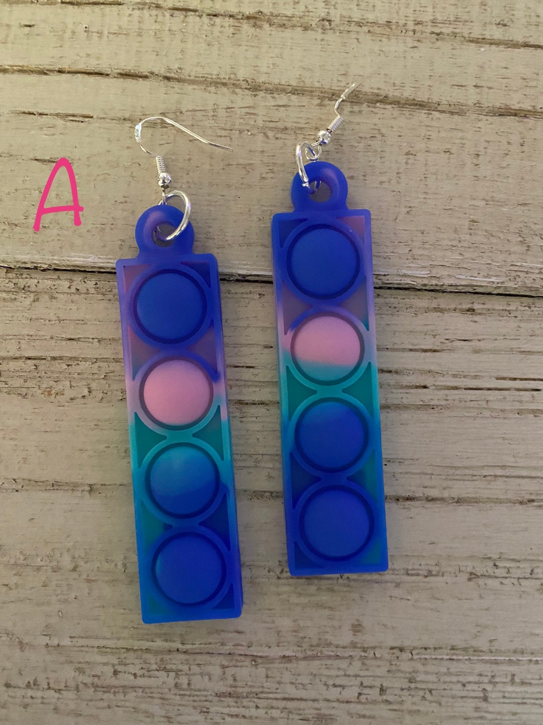 Pop It Earrings | ADHD |anxiety |fidget |fidget Toy | - Etsy