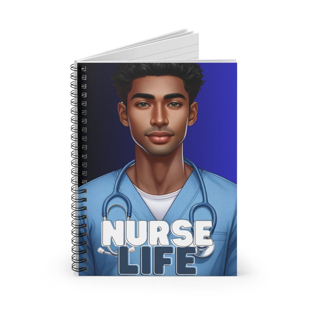 Personalized Spiral Notebook for Nurses | Cute 6x8 Ruled Line Journal ...