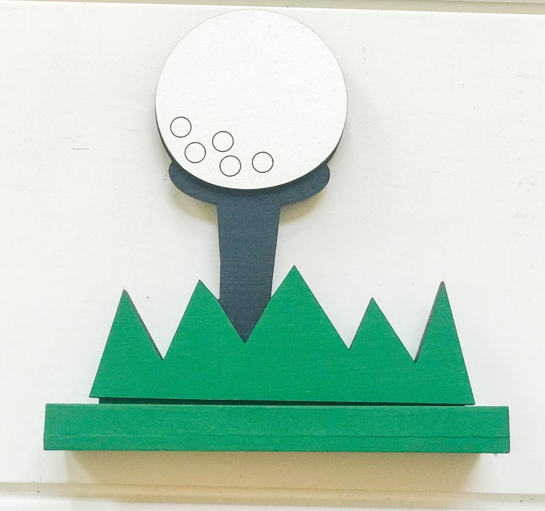 Golf Themed Signs Tiered Tray Signs Masters Tournament - Etsy