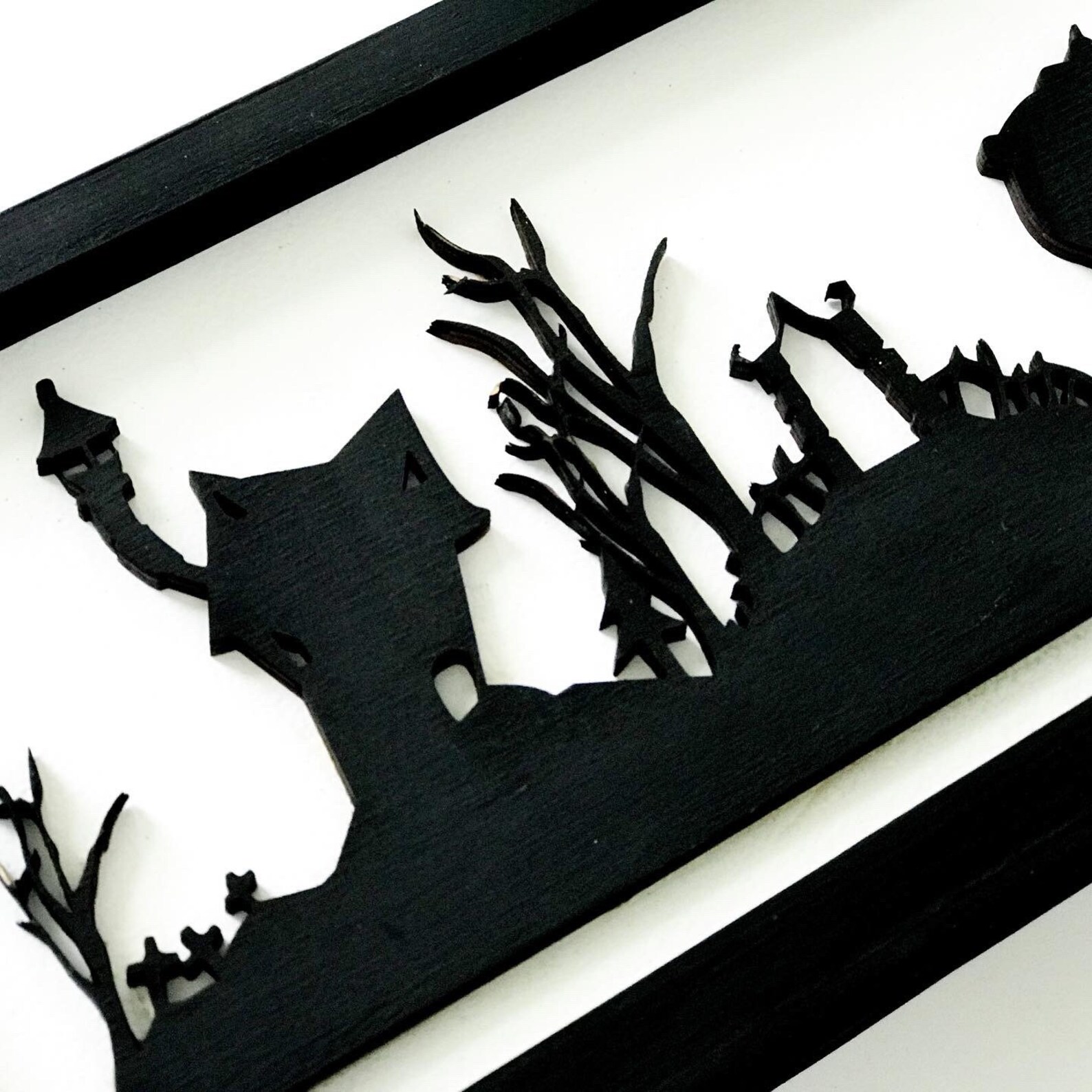 Nightmare Before Christmas 3D Wood Sign Halloween Town | Etsy