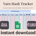 Yarn Inventory Tracking Spreadsheet - Stash Tracker, Project Manager ...