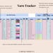 Yarn Inventory Tracking Spreadsheet - Stash Tracker, Project Manager ...
