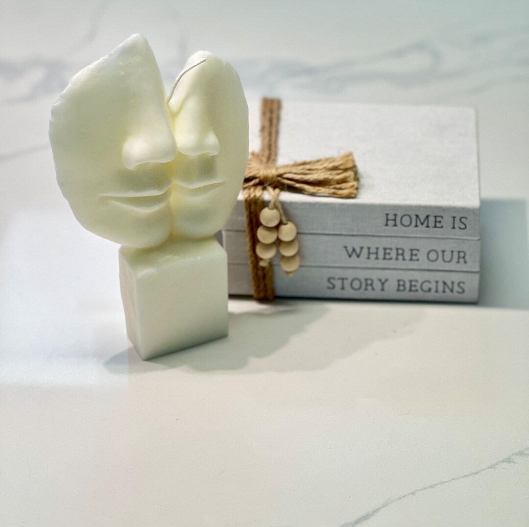 Pre Order | Abstract Face Candle, Portrait Candle, Face Candle, Modern ...