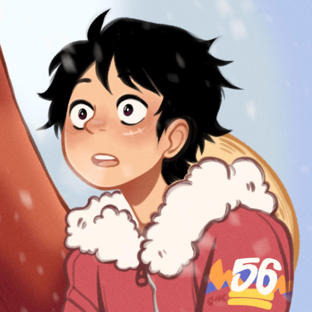 Egghead Luffy (one Piece) Mini Print [5x5] - Etsy