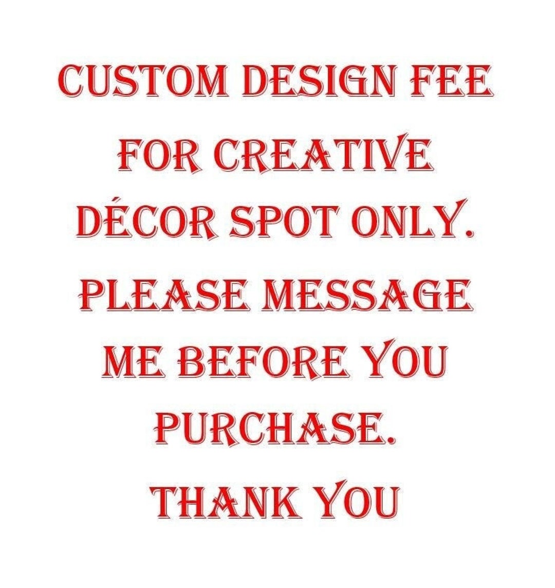 Custom Designs Proof Fee - Etsy