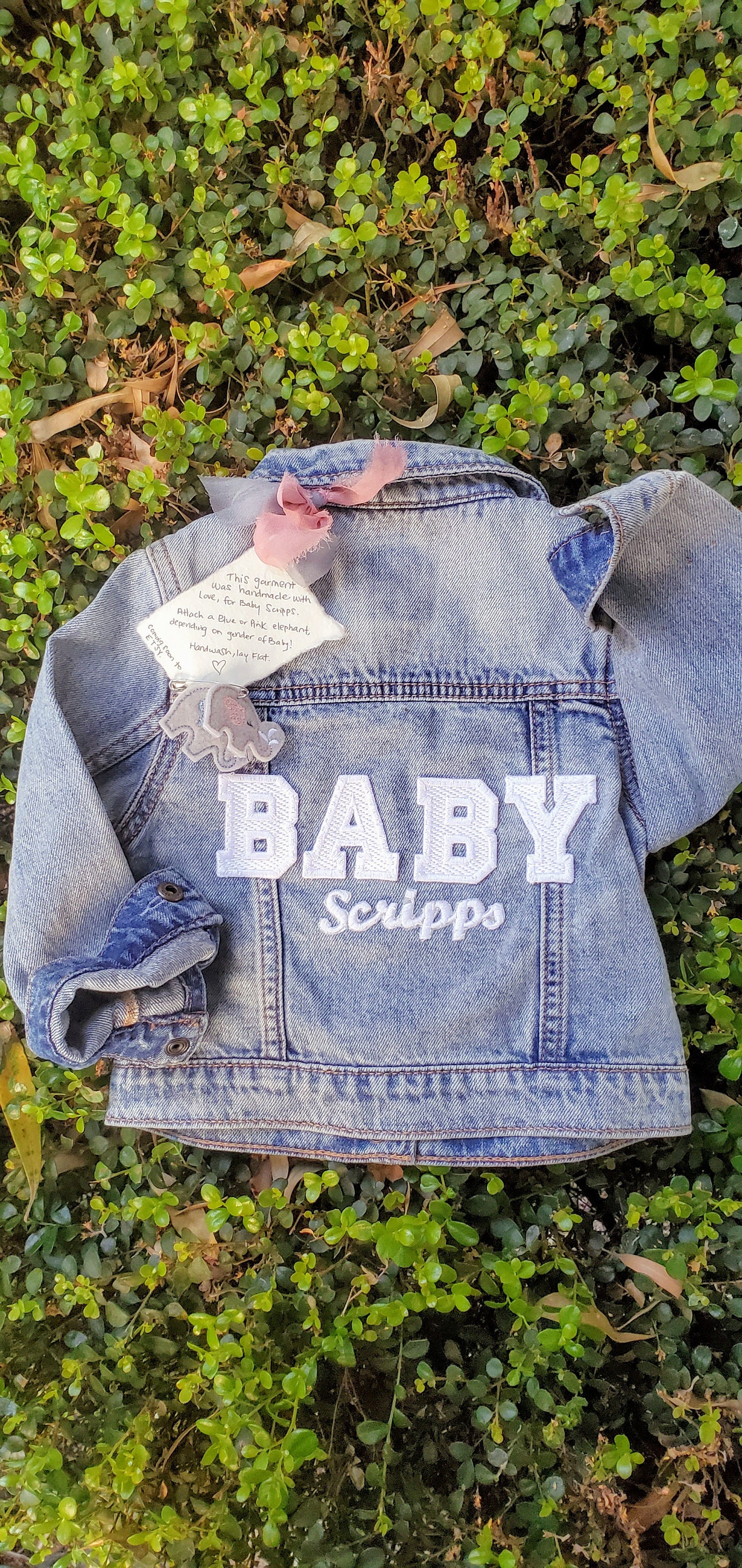 Personalized Baby Jean Jackets - Etsy