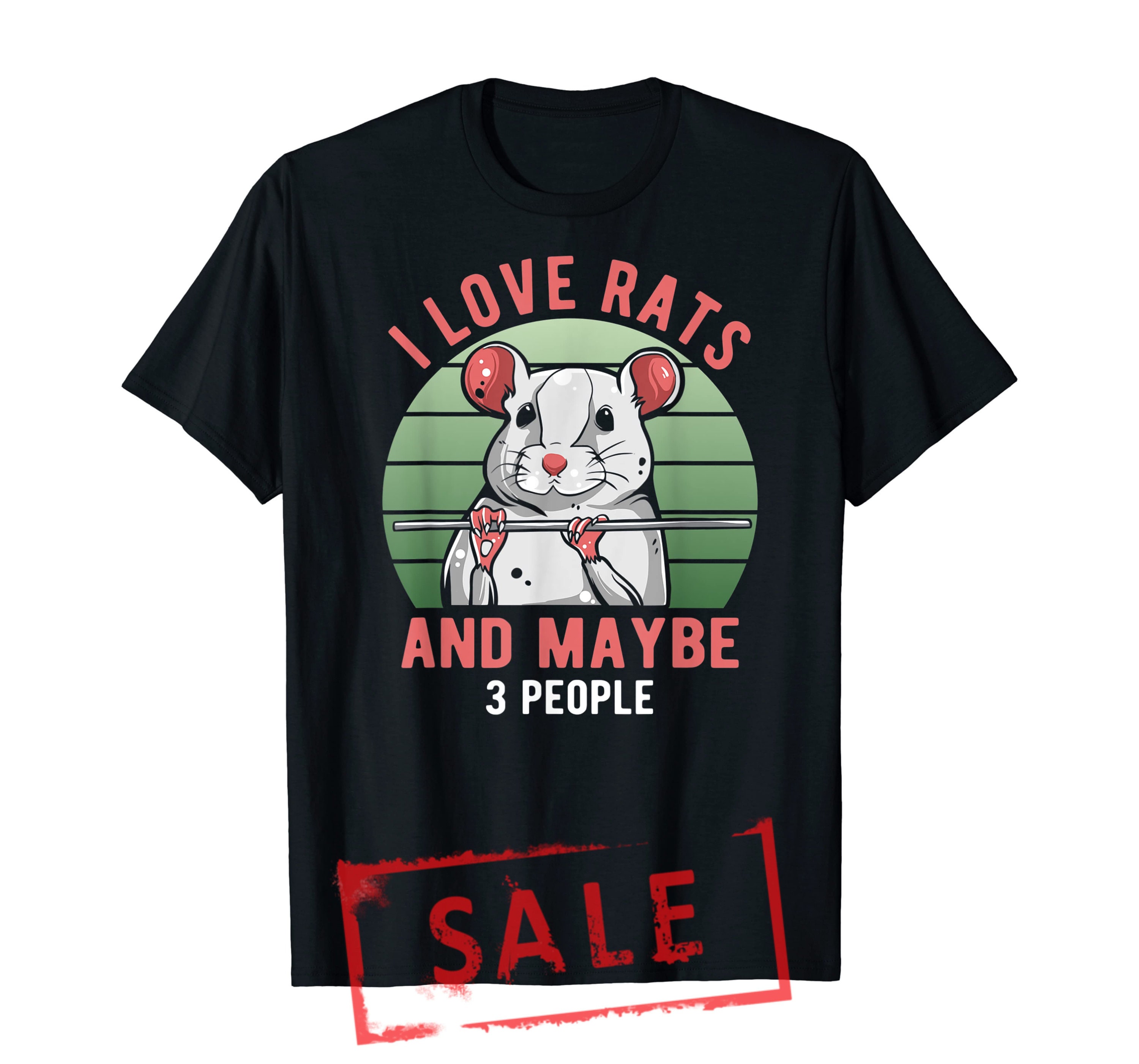 I love rats rats Crazy Rat Lady Men Pet T-Shirt | Etsy