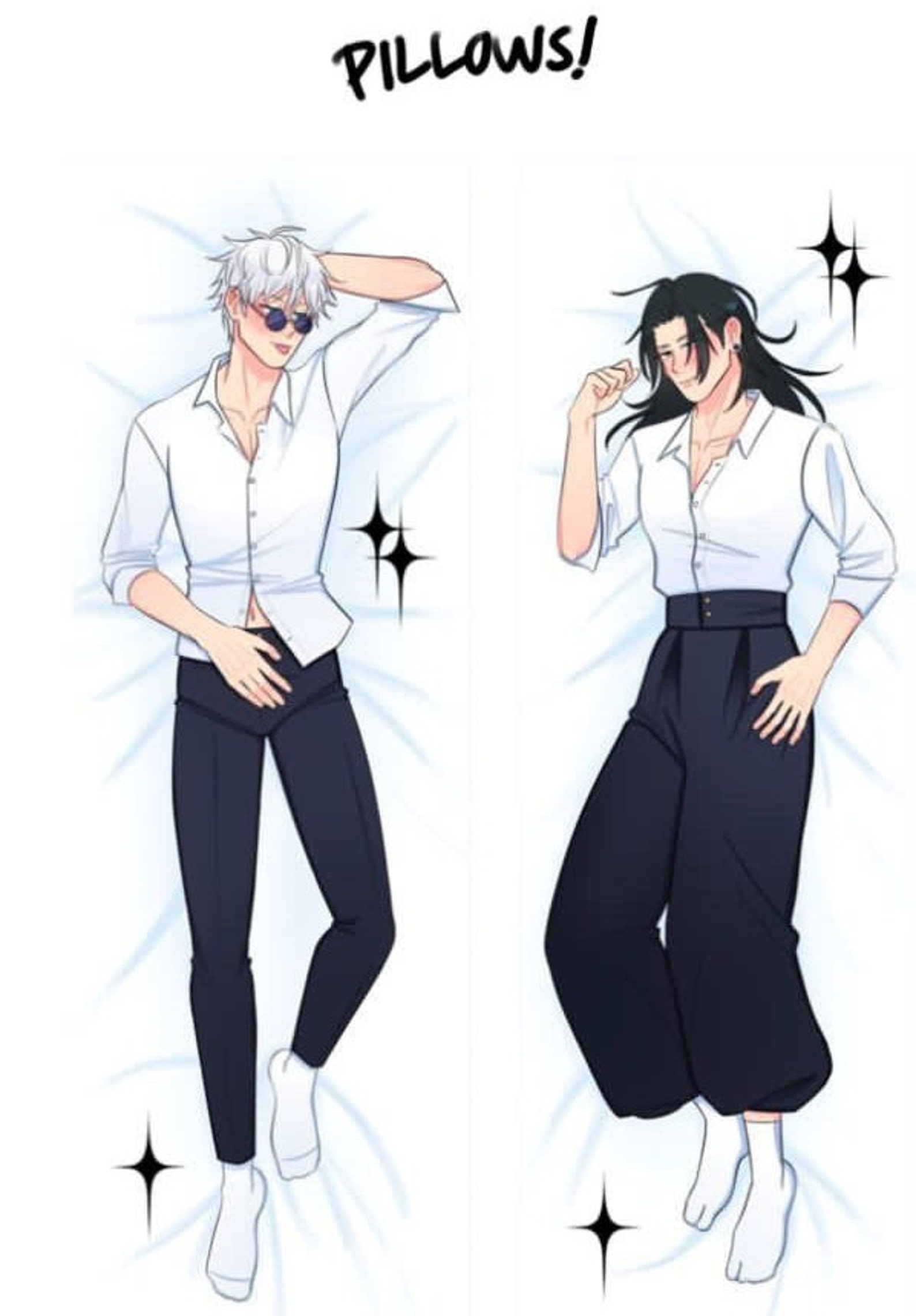 Gojo Geto Double Sided Body Pillow Cover - Etsy