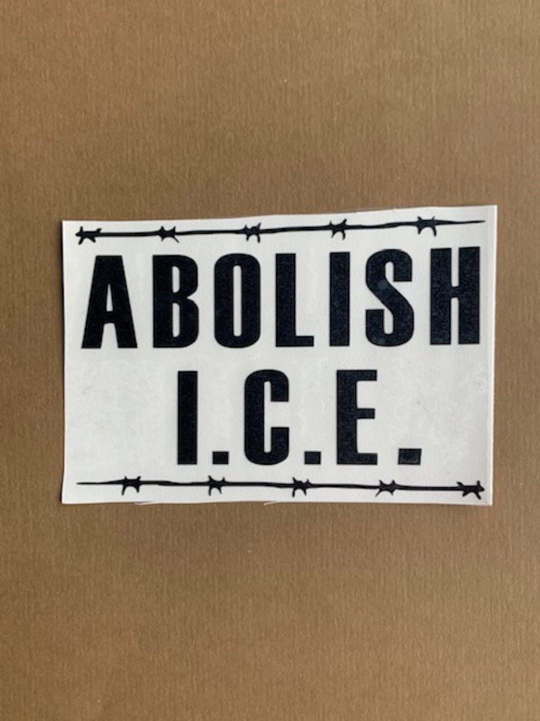 Abolish ICE Vinyl Sticker - Etsy