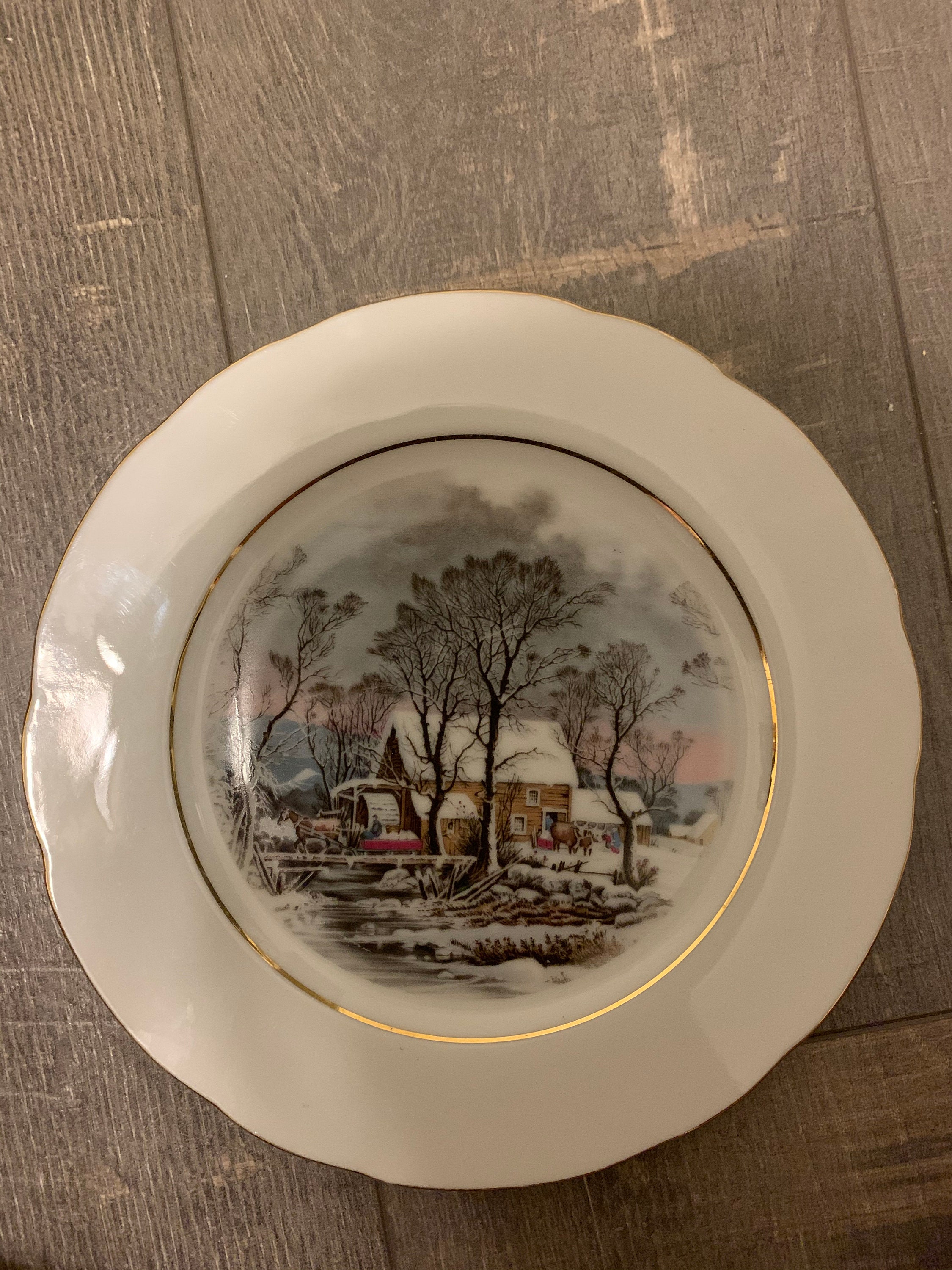 1977 Avon China Plate - Etsy