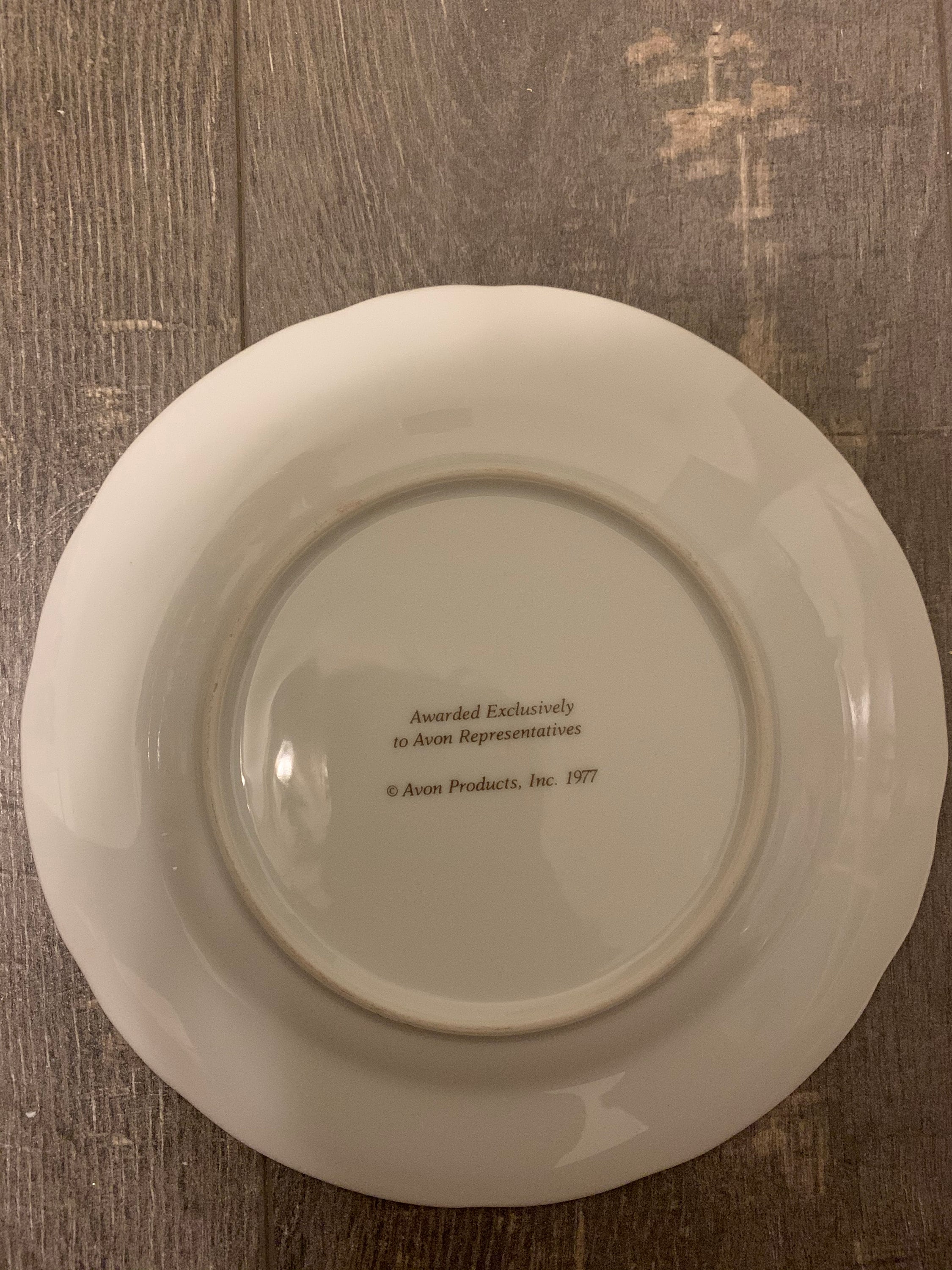 1977 Avon China Plate - Etsy