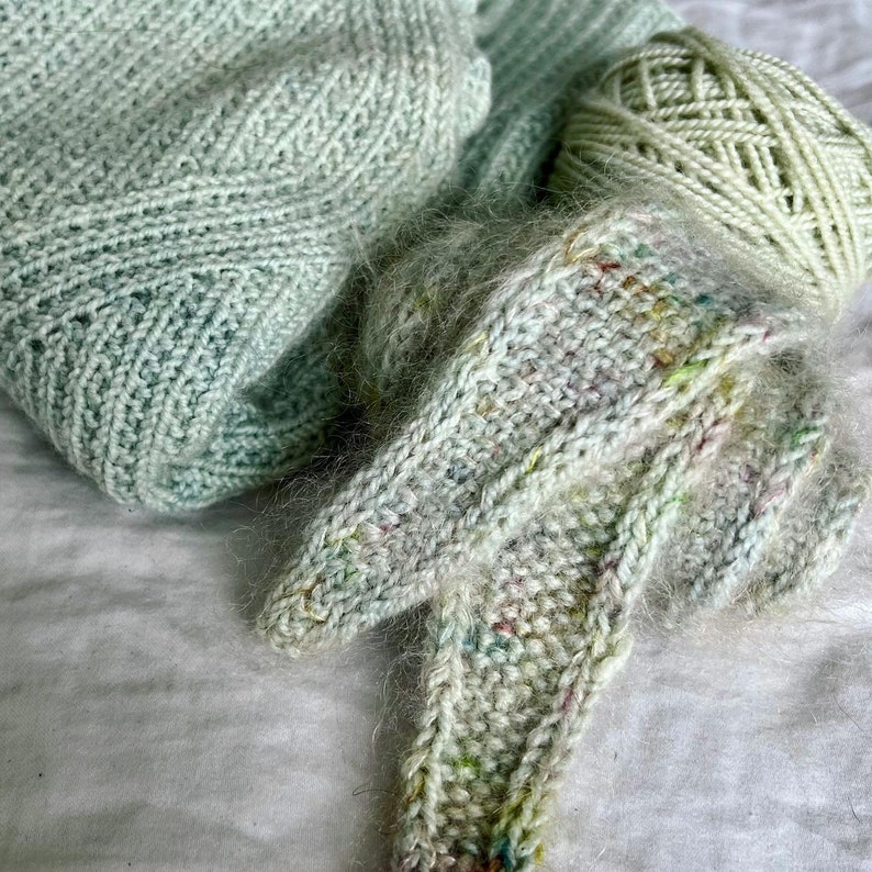 Lichen Scarf | Knitting Pattern PDF Download Printable - Etsy