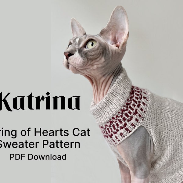 Cat Knitting Pattern - Etsy