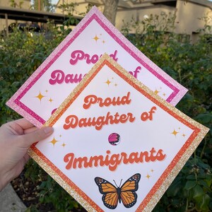 Proud Daughter of Immigrants Graduation Cap Topper || First Generation ...