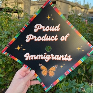 Proud Product of Immigrants Graduation Cap Topper || First Generation ...