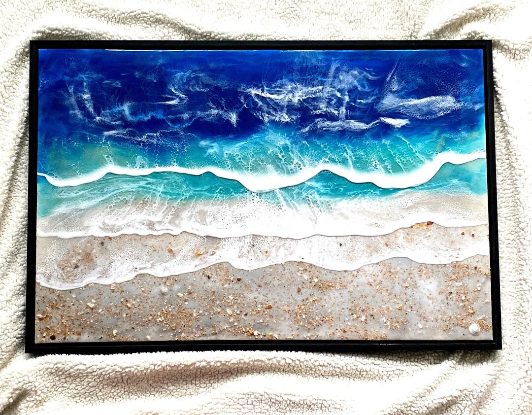 3D Art | Abstract Art | Wall Art | Canvas | Home Decor | Beach Art - Etsy