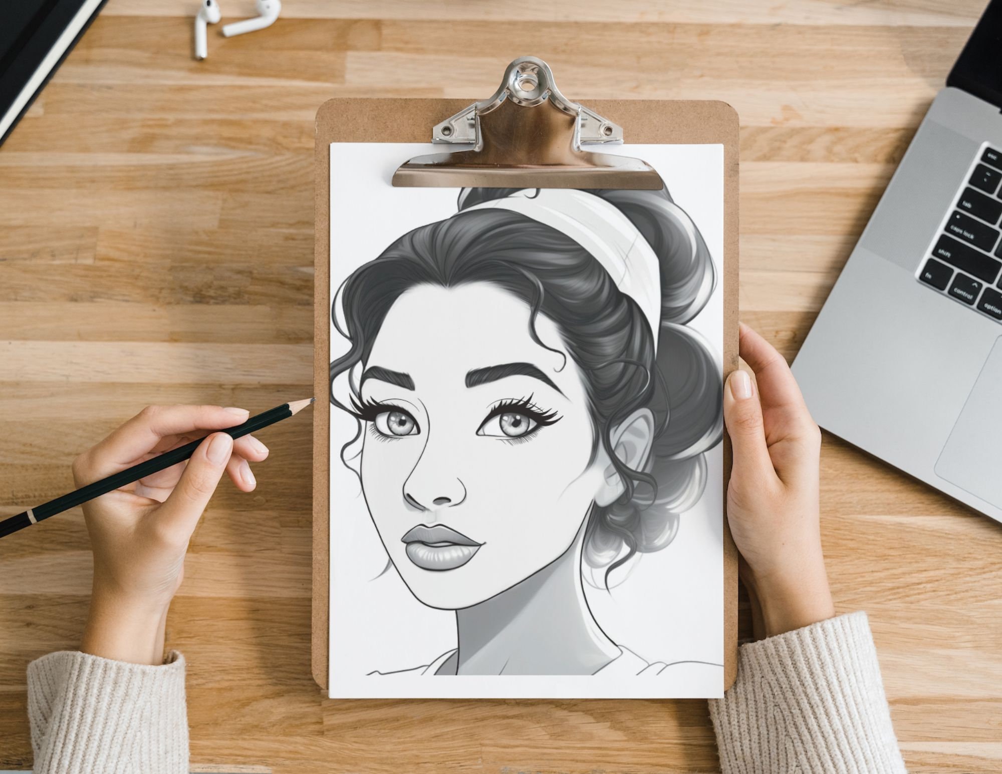 Make up Face Chart ,printable Make up Artist Chart, Digital Blank Face ...