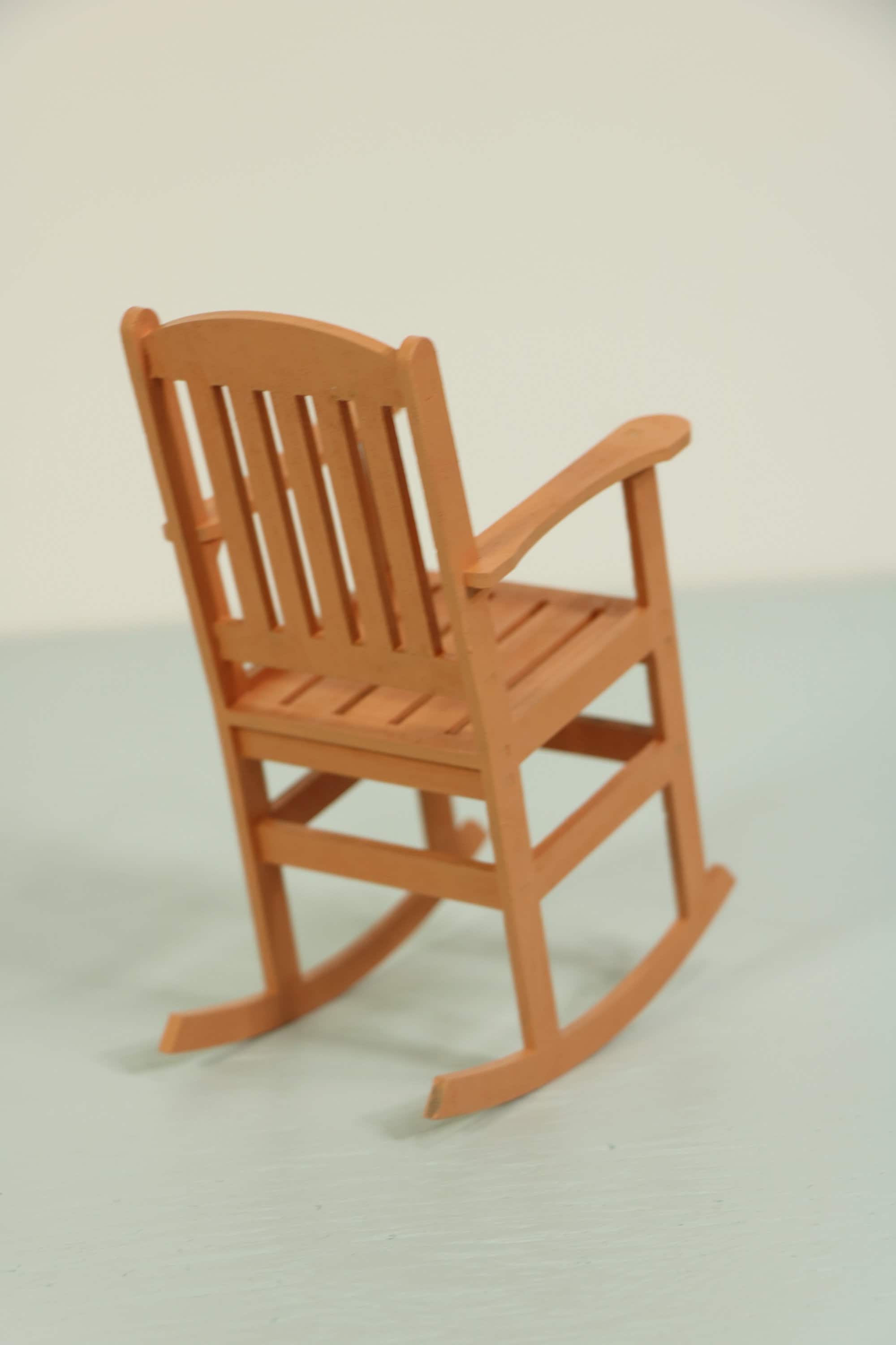 1:6 Scale Doll Rocking Chair 1/6 Scale Doll Furniture - Etsy