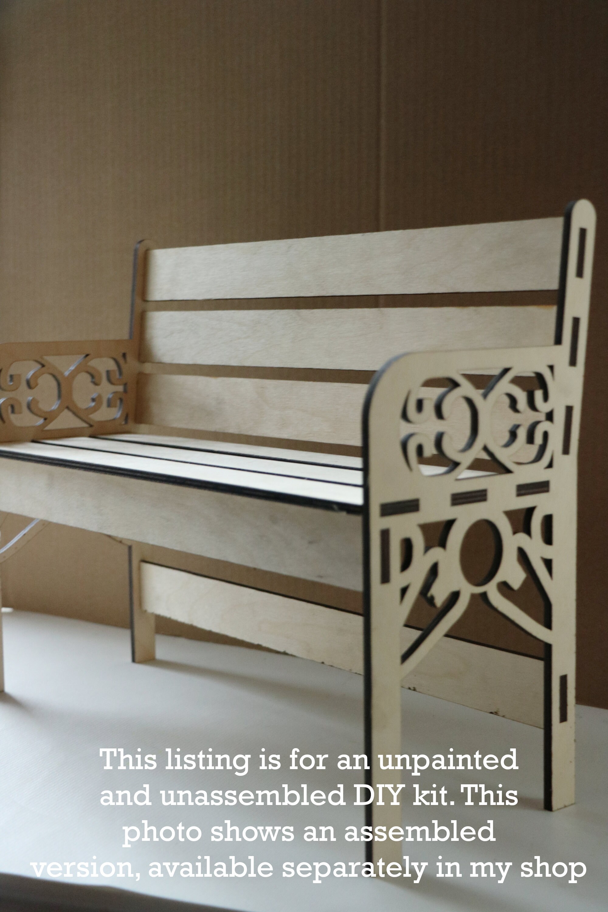 Smart Doll Bench DIY Kit NOT Assembled 1/3 Scale Doll | Etsy