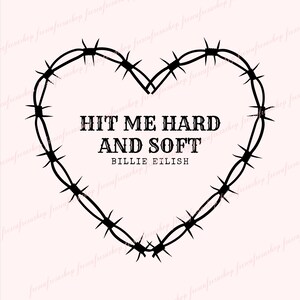 Billie Eilish Hit Me Hard and Soft Digital File, PNG, SVG, Vinyl ...