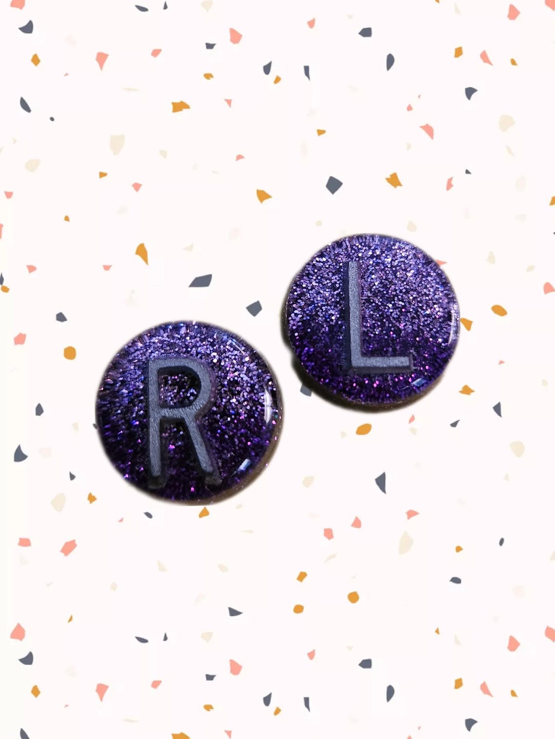 Round Small X-ray Markers - Purple Layers - Etsy
