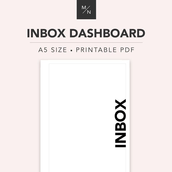 Inbox Printable - Etsy