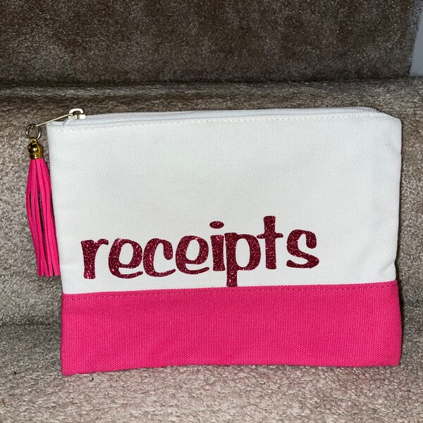 Receipt Pouch Purse - Etsy