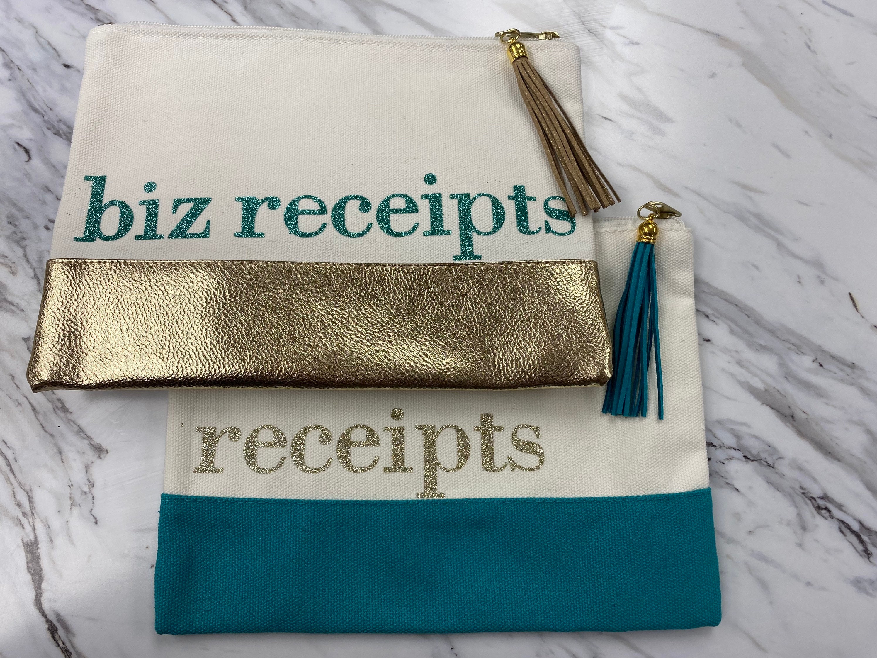 Receipt Pouch Set - Etsy