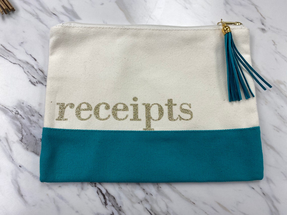 Receipt Pouch Set - Etsy