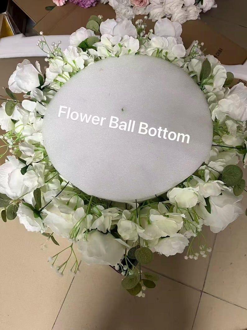 Purple Rose Flower Centerpieces,table Floral Ball - Etsy
