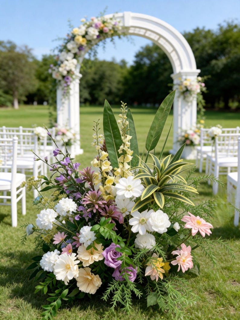 Pink Wedding Ground Flower Garland,floor Florals,table Centerpiece ...