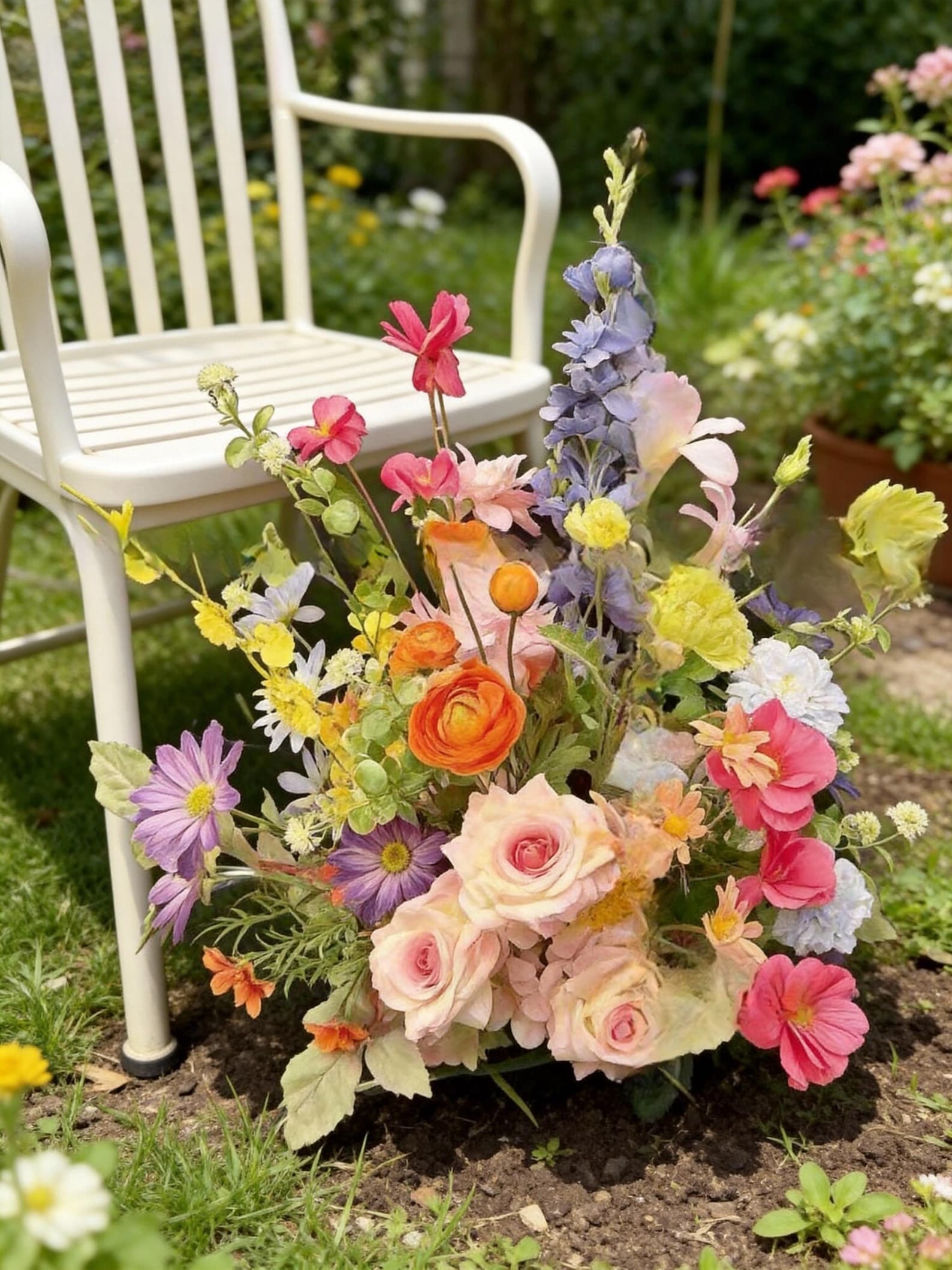 Pink Wedding Ground Flower Garland,floor Florals,table Centerpiece ...