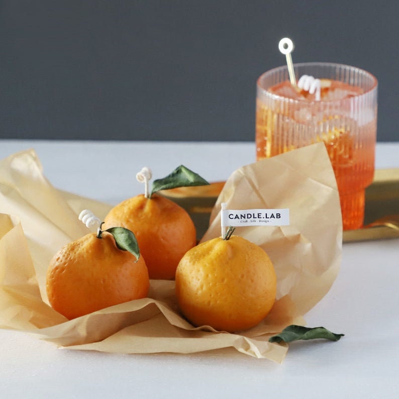 Eight Set Oranges Fruit Candles MoldHandmade Candle | Etsy