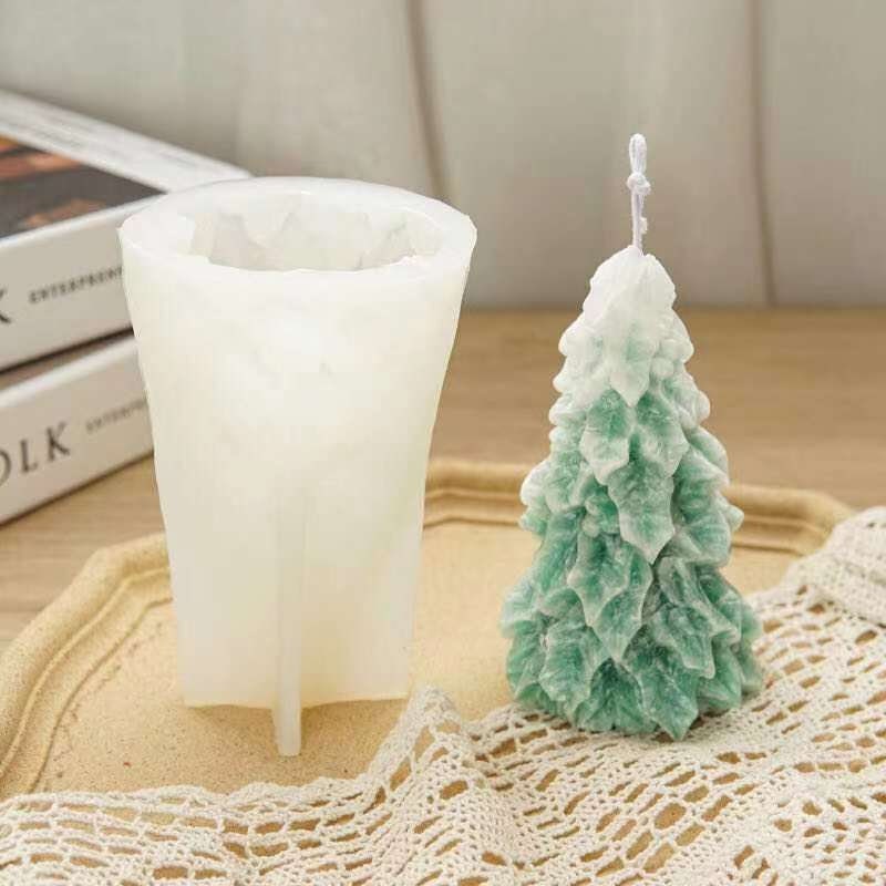 Big Size Christmas Tree Candles Mold Christmas Unique Candle - Etsy