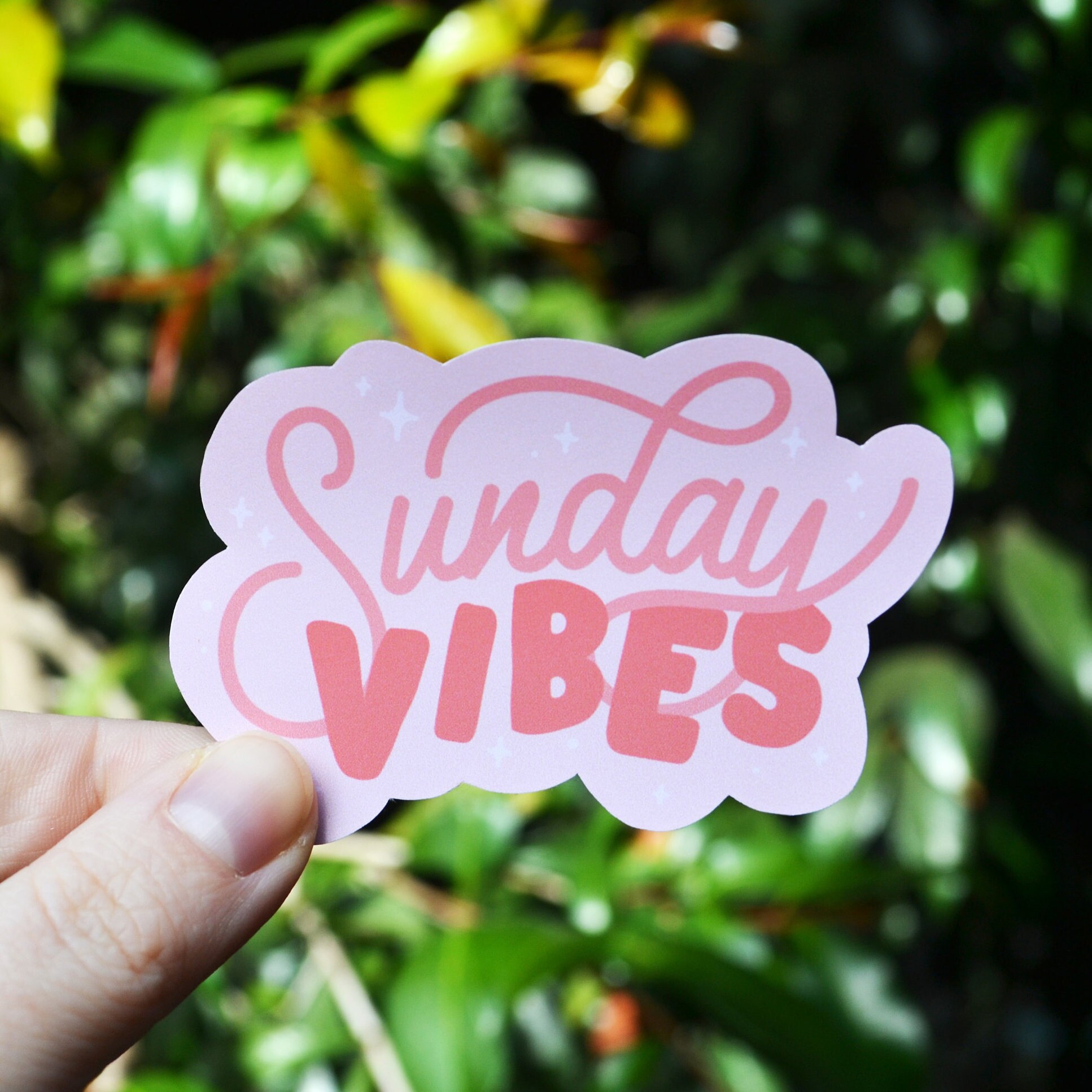 Sunday Vibes Sticker Weekend Sticker Quote Stickers - Etsy Canada