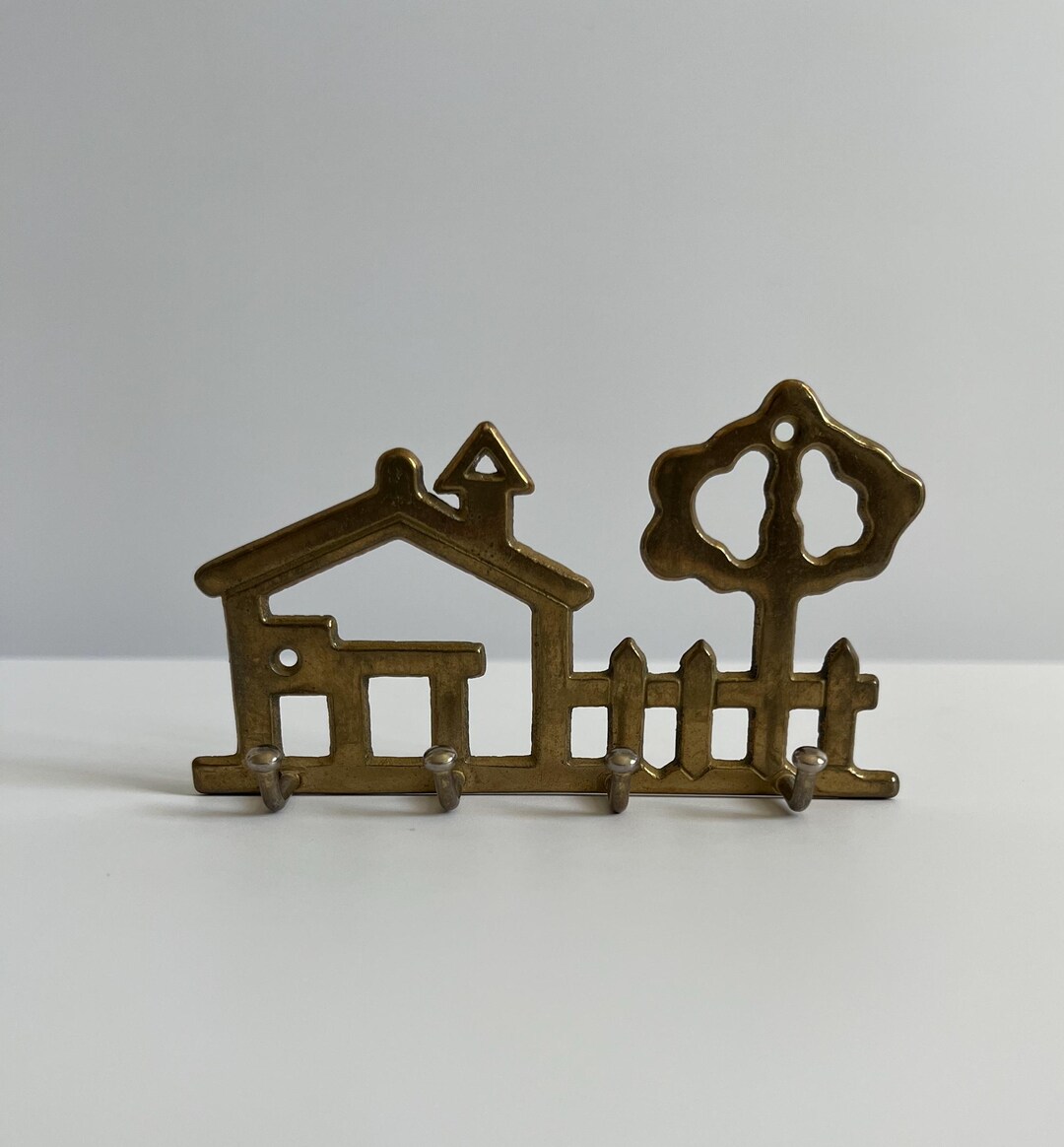 Brass Key Holder | Vintage Key Holder | Key Hook - Etsy