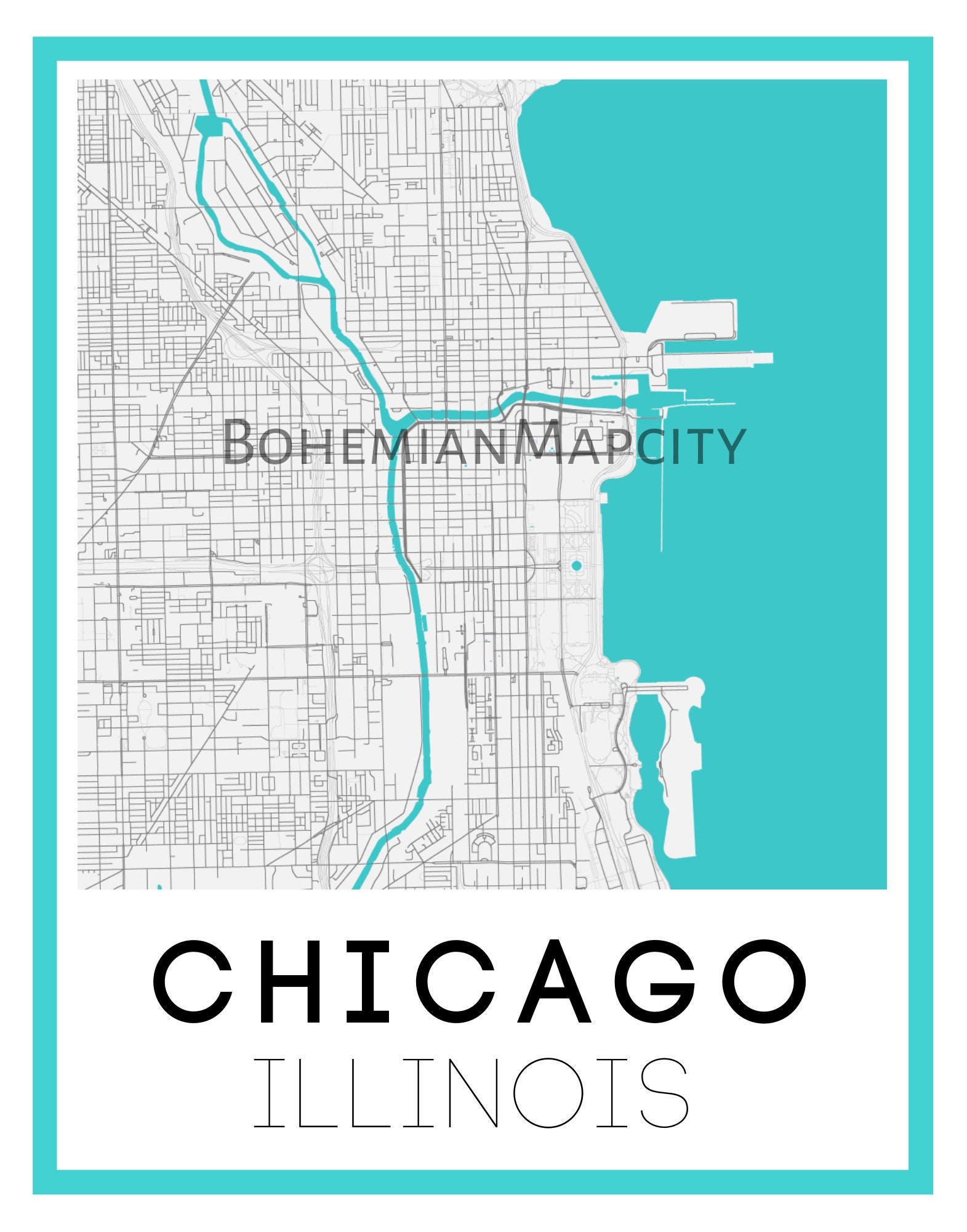 Custom Digital Map - Etsy