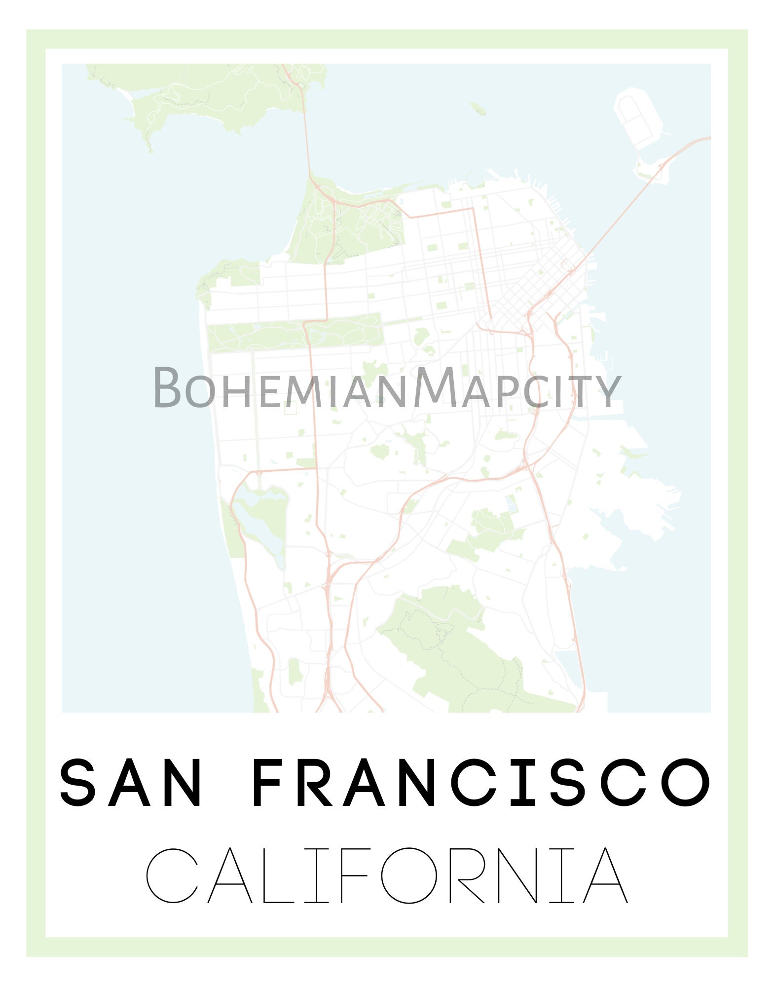 Custom Digital Map - Etsy