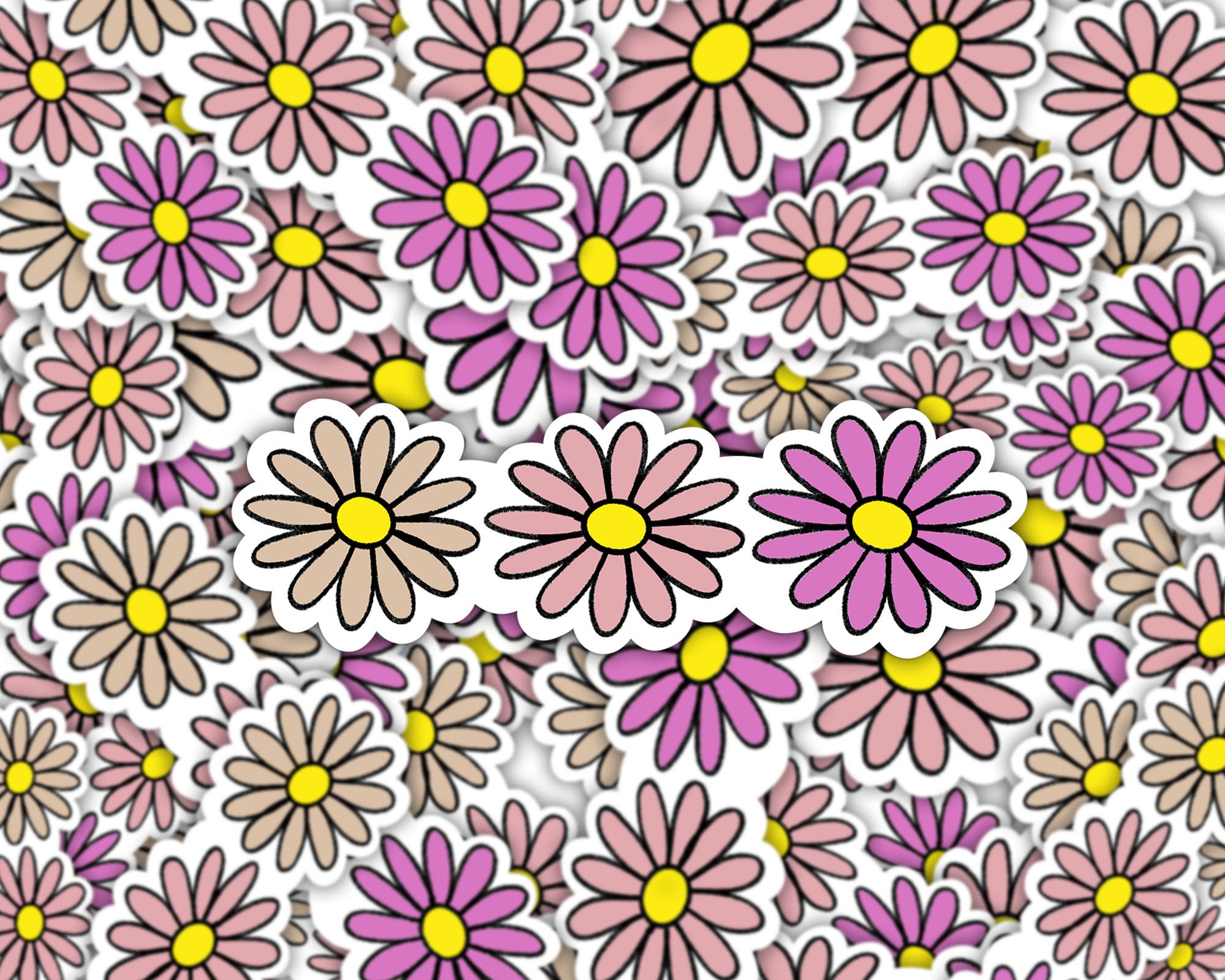 Sticker | Magnet | Flower Sticker | Waterproof Sticker | Colorful ...