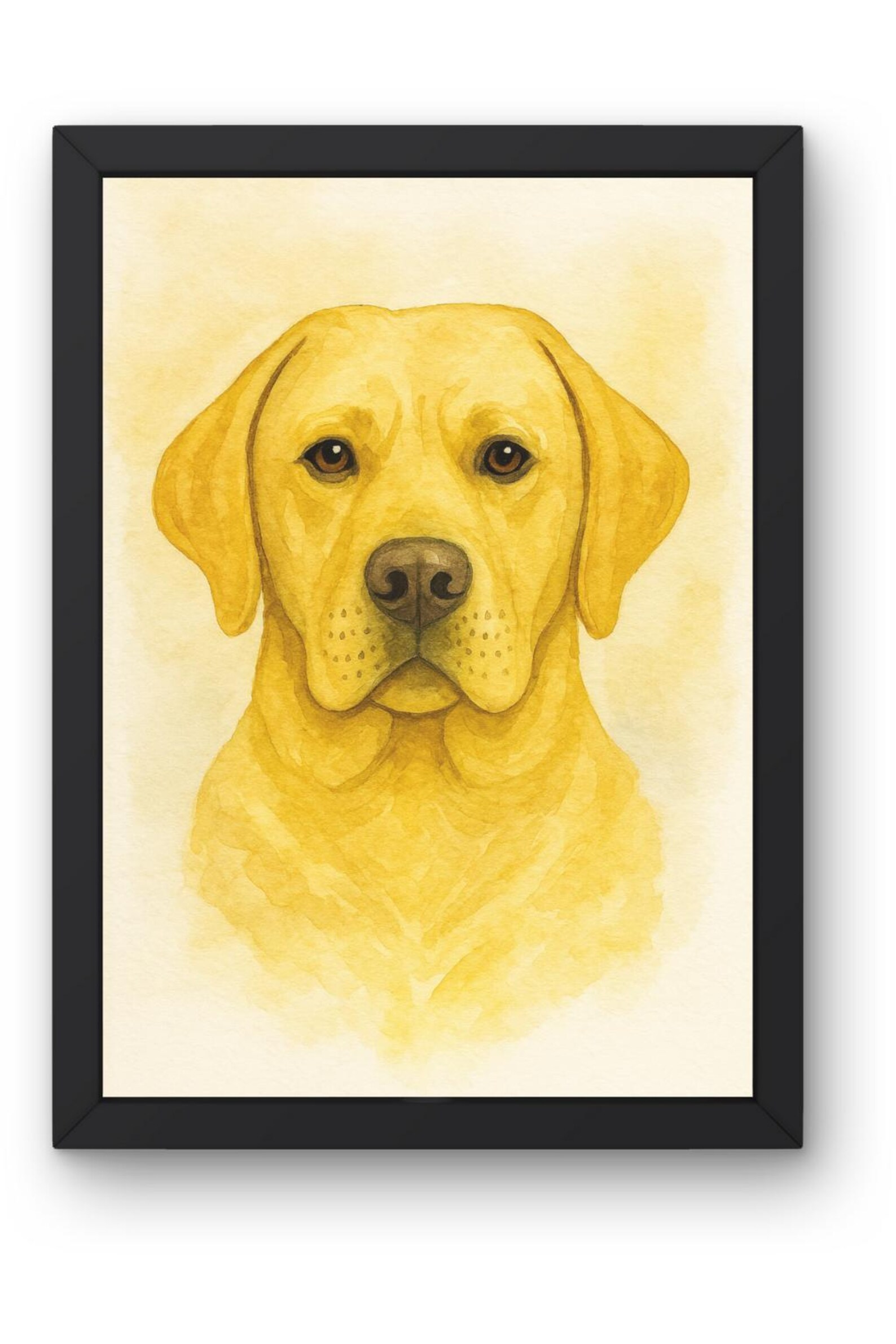 Yellow Lab | Watercolor Portrait | Digital Download | Dog Portrait - Etsy