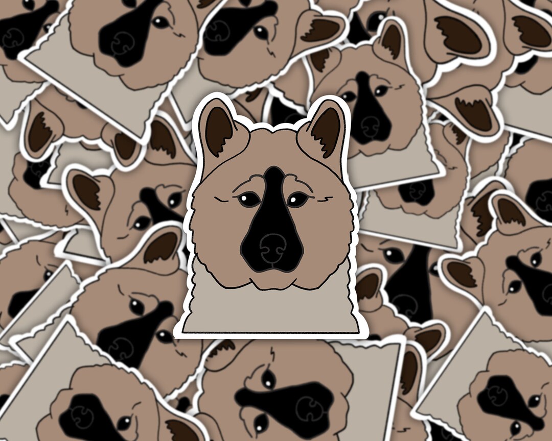 Sticker | Magnet | Akita Dog Sticker | Akita | Waterproof Dog Sticker ...
