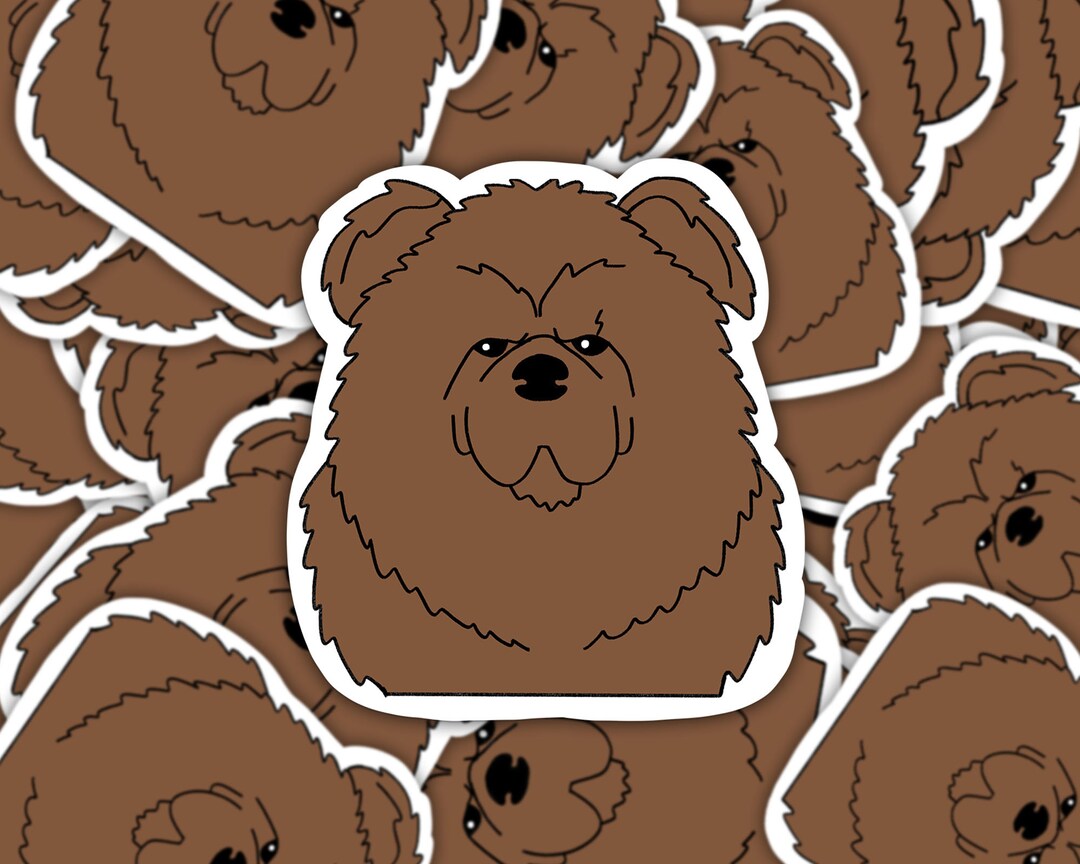 Sticker | Magnet | Chow Chow Sticker | Chow Sticker | Waterproof ...