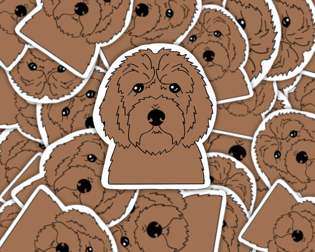 Sticker | Magnet | Cockapoo Sticker | Dog Sticker | Waterproof Sticker ...