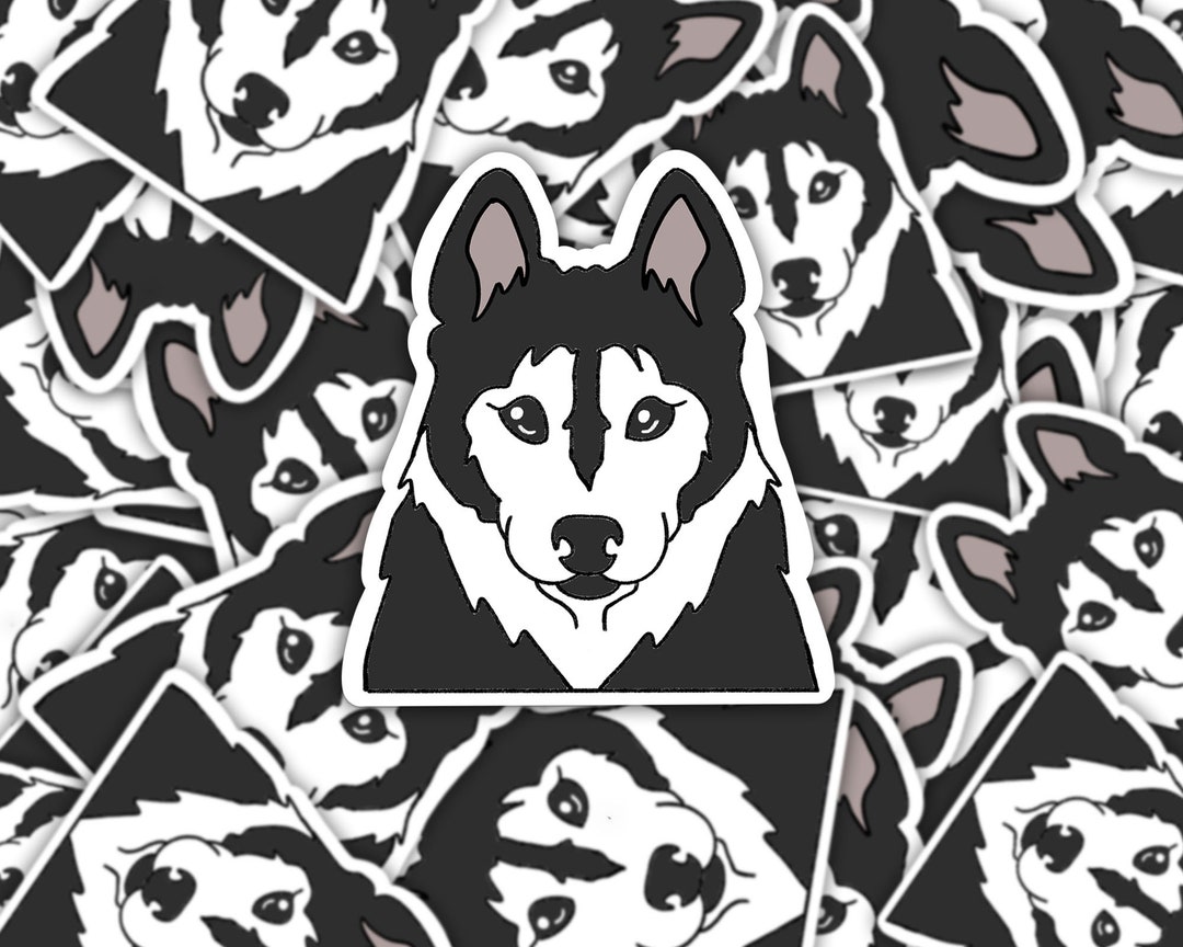 Sticker | Magnet | Siberian Husky Dog Sticker | Husky Dog Magnet ...